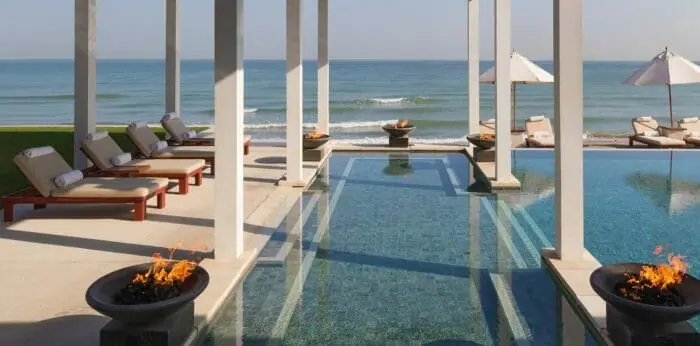The Chedi Pool Cabana | Luxury Poolside Dining | The Chedi Muscat